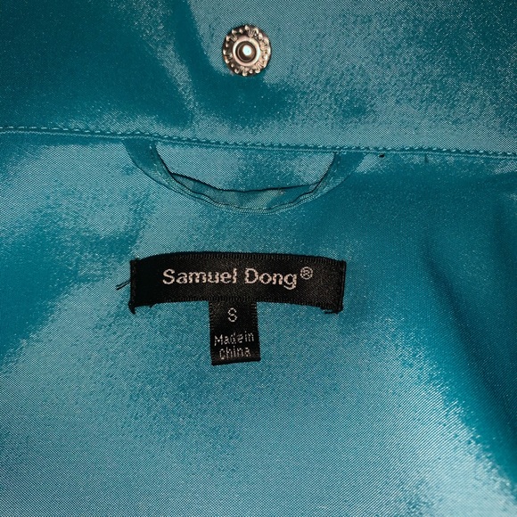 Samuel Dong | Jackets & Coats | Samuel Dong Blue Coat | Poshmark